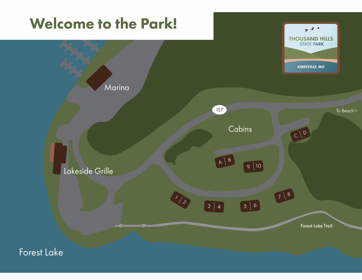 Cabins - Thousand Hills State Park